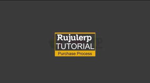 RujulERP Tutorial – Process – RnR DataLex